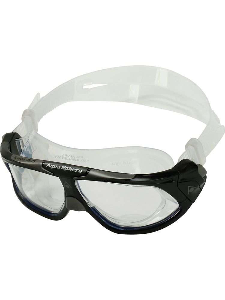Aqua Sphere Seal 2.0 Swim Mask - Clear/Black/Grey