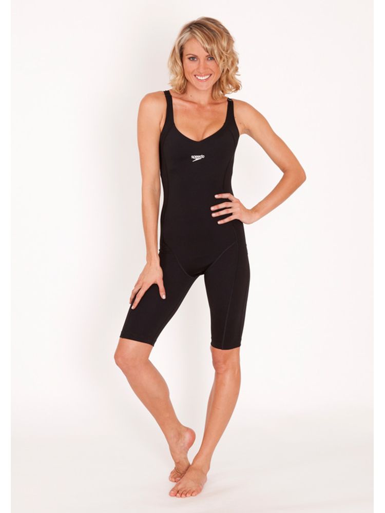 Speedo Black Kneelength - Womens 12