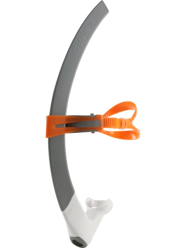 Phelps Focus Centre Snorkel Small Fit - Grey & Orange