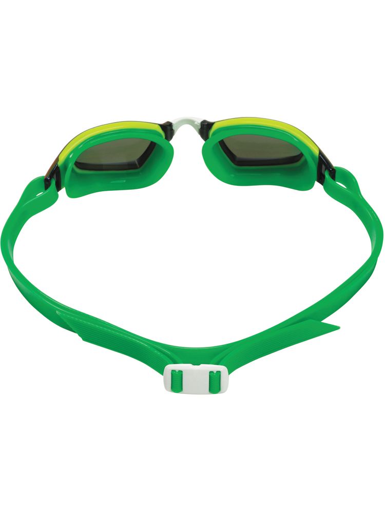 Phelps XCEED Titanium Mirrored Goggles - Yellow & Green