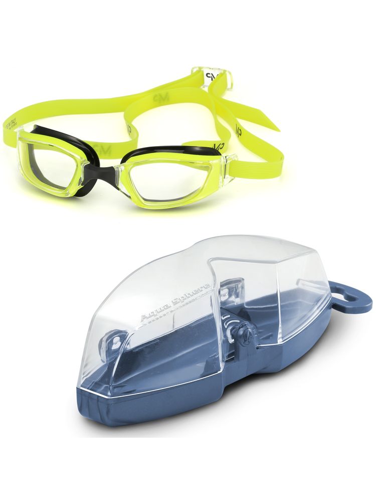 Michael Phelps XCEED Clear Goggles - Yellow & Black