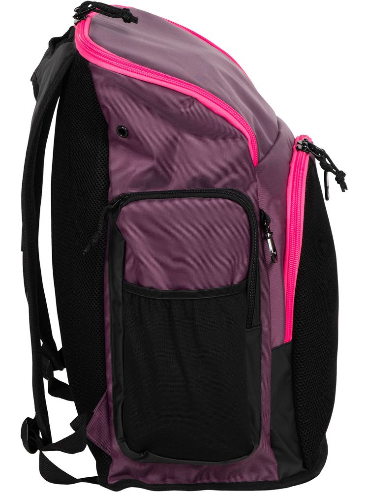 Arena Spiky 3 Backpack 45L - Plum/Neon Pink