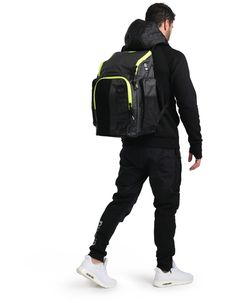 Arena Spiky III Backpack - Dark Smoke/Neon Yellow
