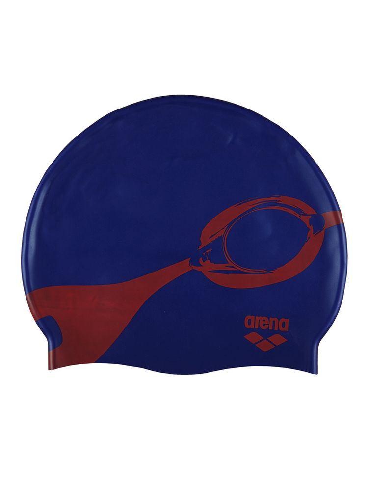 Arena Goggle Navy Silicone Swim Cap