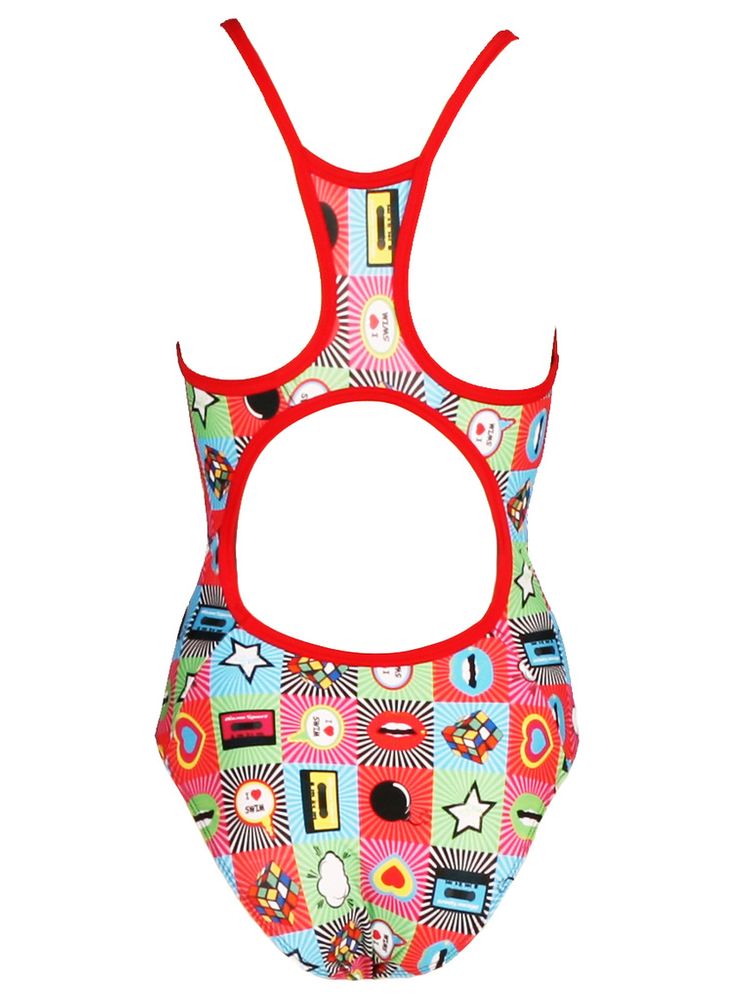 Diana Rad Retro Girls One Piece Swimsuit