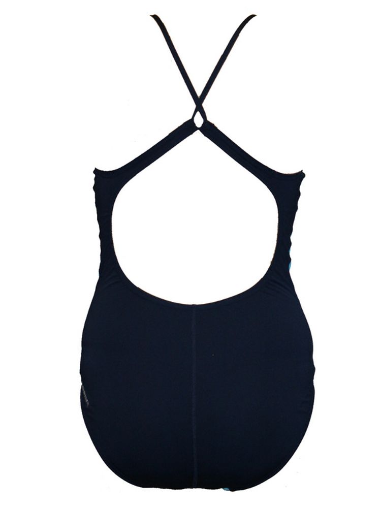 Speedo Abstract Navy - Womens 8