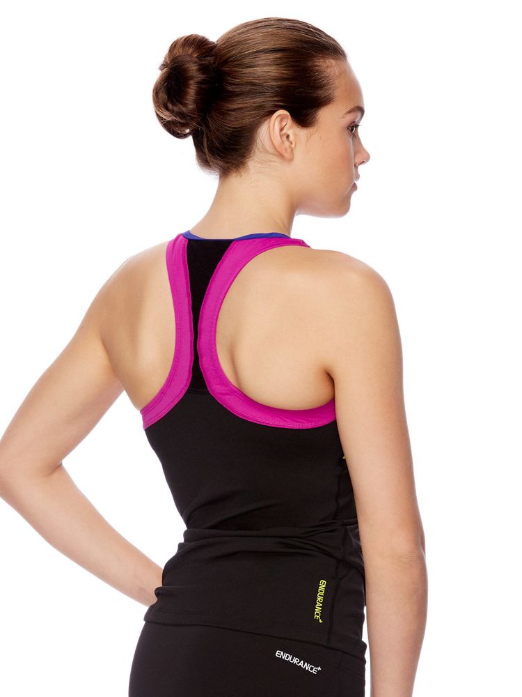 Speedo Cross Trainer Magenta & Ultramarine Power Tank