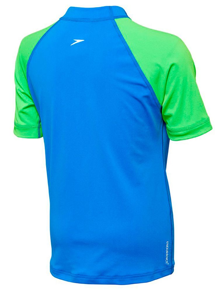 Speedo Logo Azure Boys Sun Top