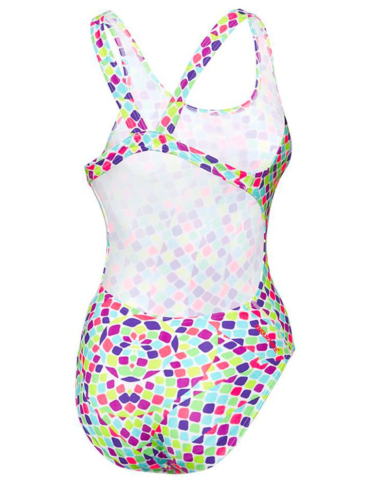 Speedo Rainbow Snake Girls One Piece