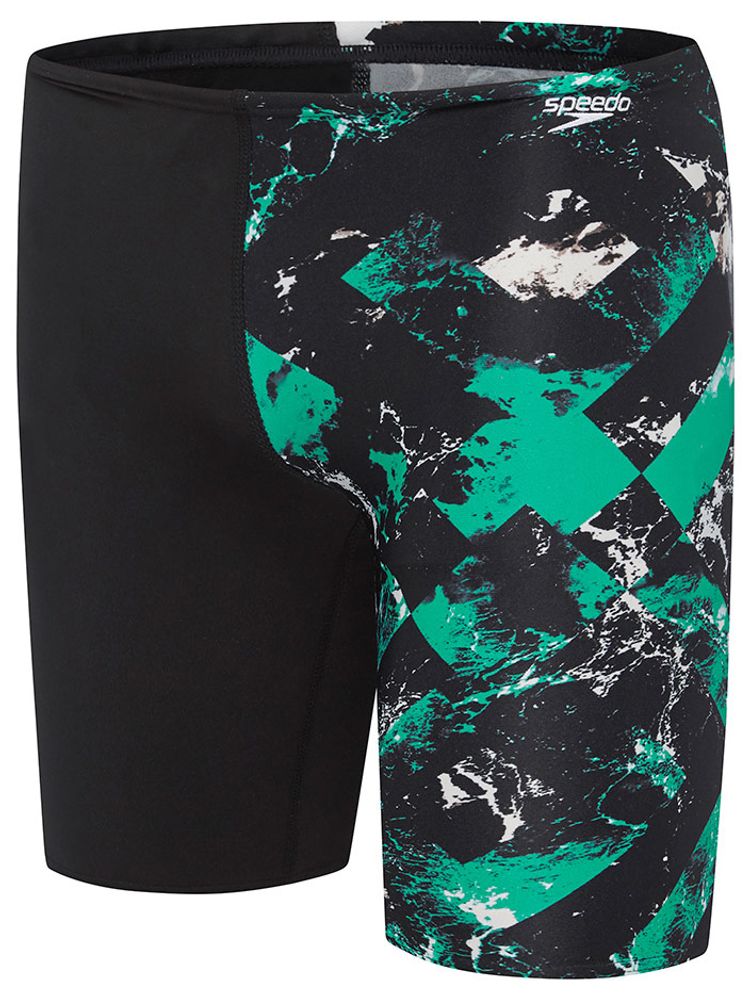 Speedo School Colours Boys Green Wave Jammers