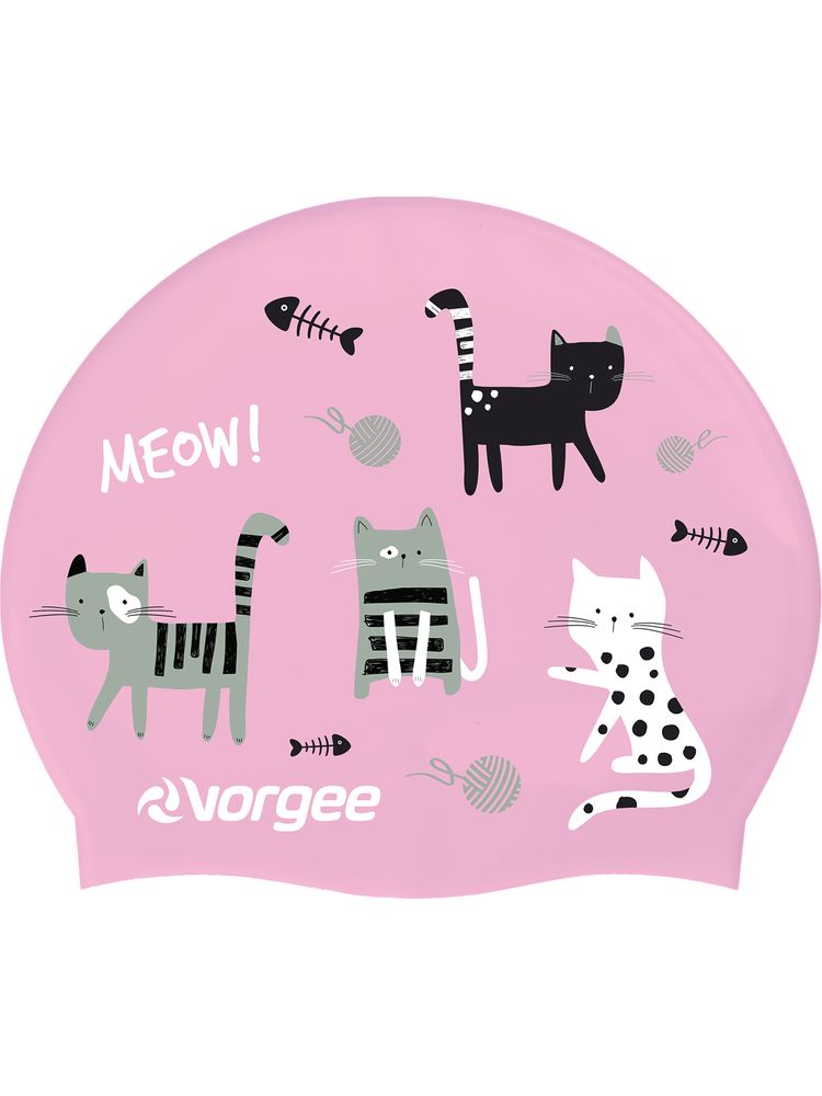Vorgee Junior Character Swim Cap - Cats