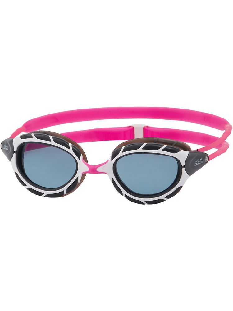 Zoggs Predator Goggles Regular Fit - Tint Smoke/Pink/White