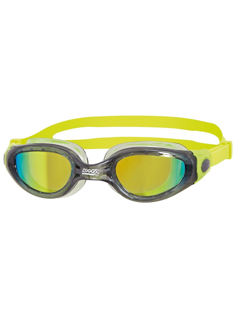 Zoggs Nautilus Black & Lime Mirrored Lens Goggles