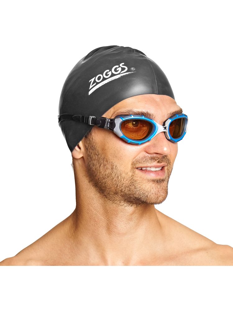 Zoggs Predator Flex Polarized Ultra Reactor Goggles - Copper/Blue/Silver