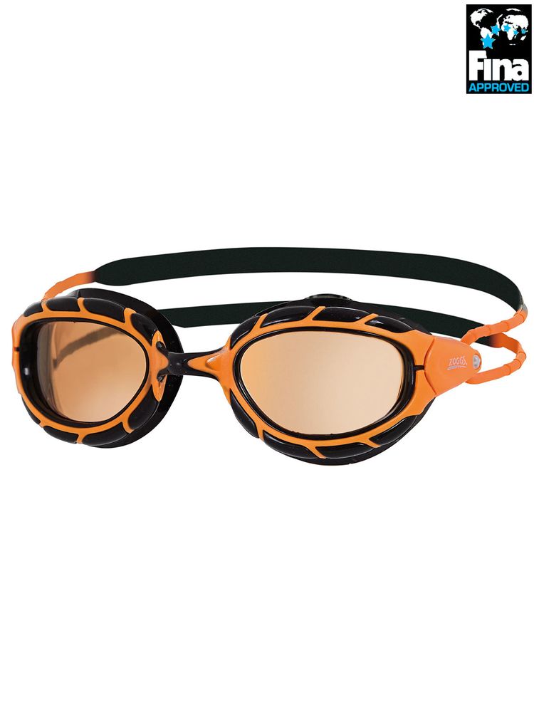 Zoggs Predator Polarized Ultra Orange & Black Goggles