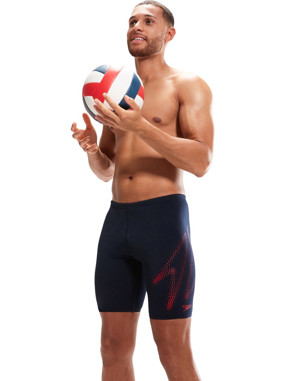 Speedo Jammers - Hyperboom Logo/Fed Red
