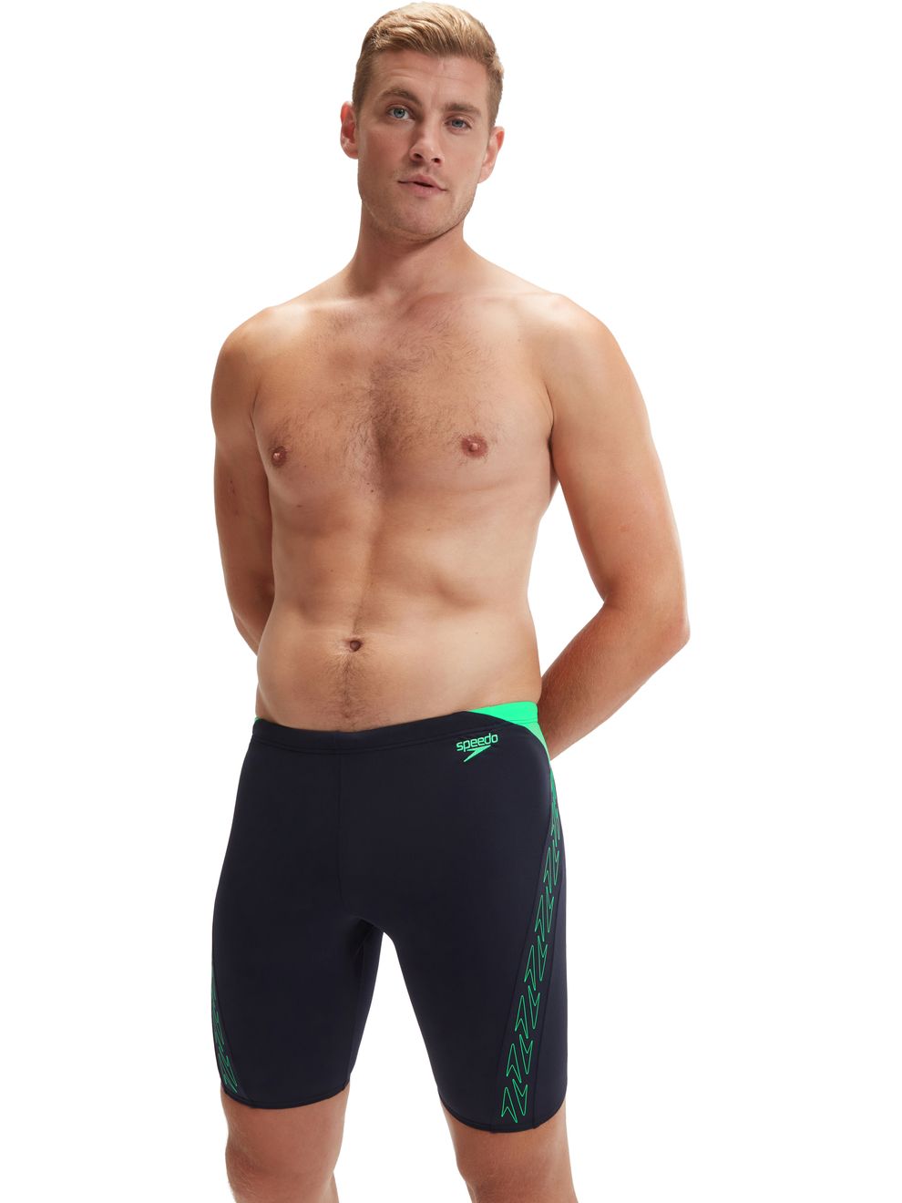 Speedo Splice Jammers - Hyperboom/Navy/Green