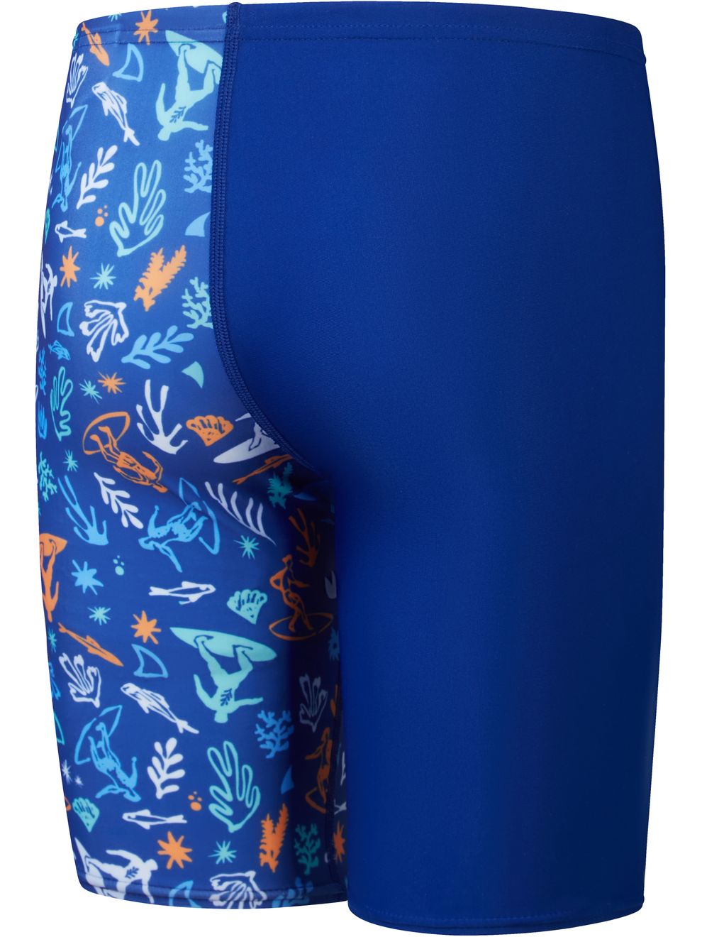 Speedo V-Cut Jammers - Cobalt/Mandarin