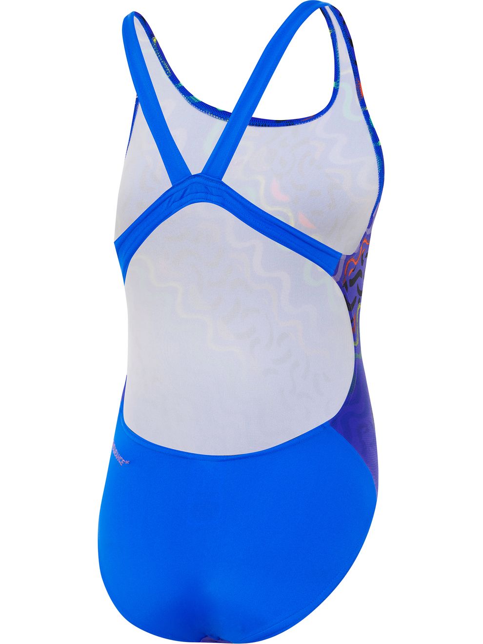 Speedo Leaderback One Piece - Powerstrike Beautiful Blue/Miami Lilac