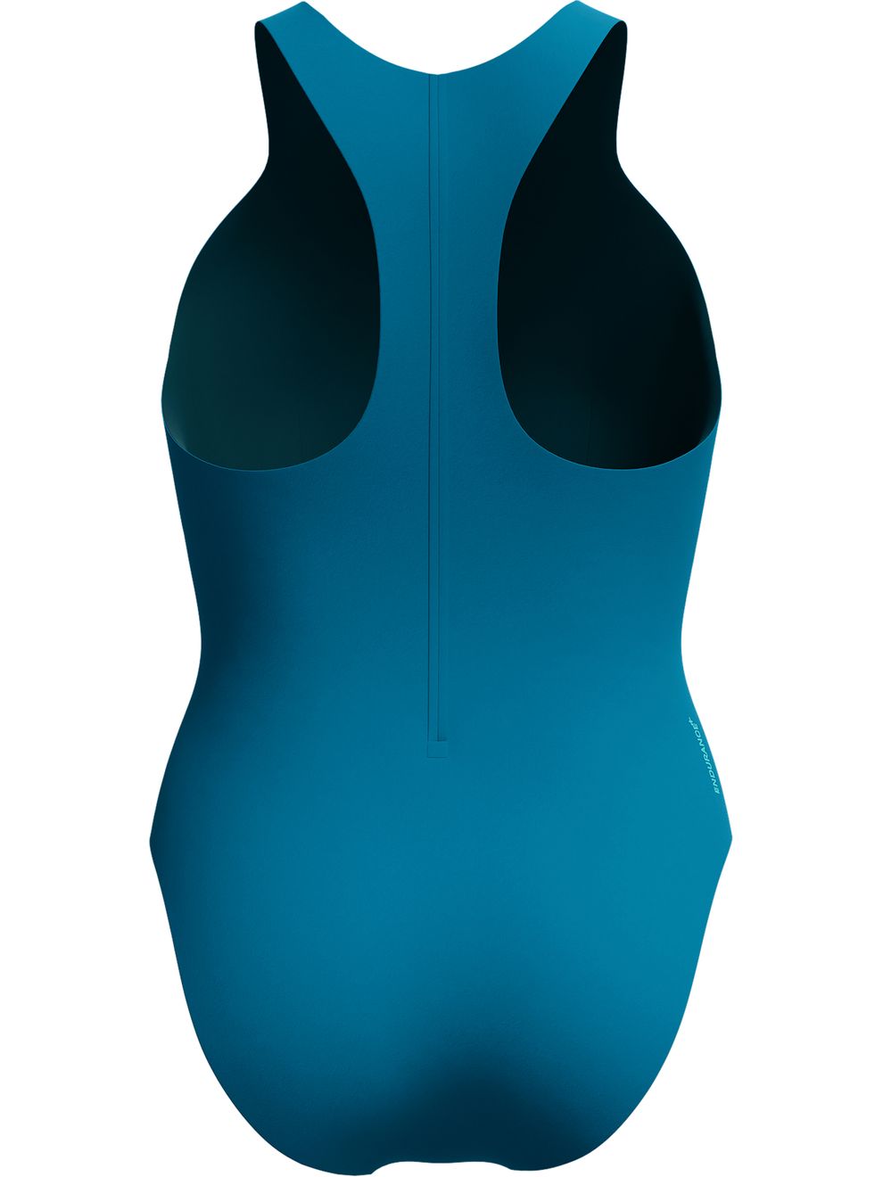 Speedo Racer Zip One Piece - Dark Teal