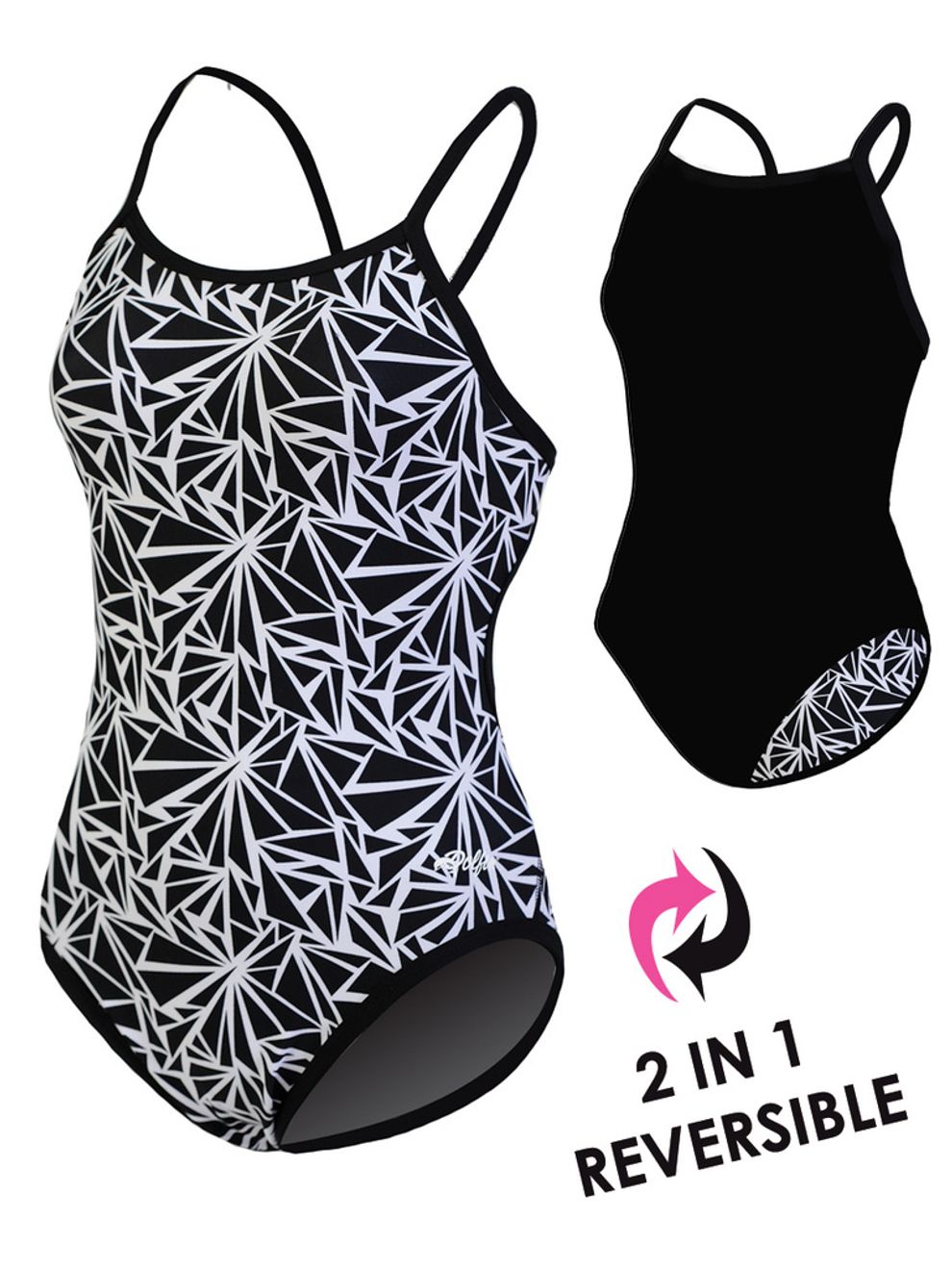 Dolfin Roma Reversible Womens One Piece Swimsuit