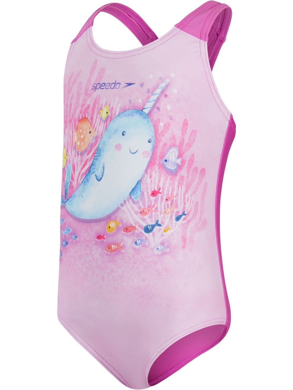 Speedo One Piece - Pink Splash/Spearmint