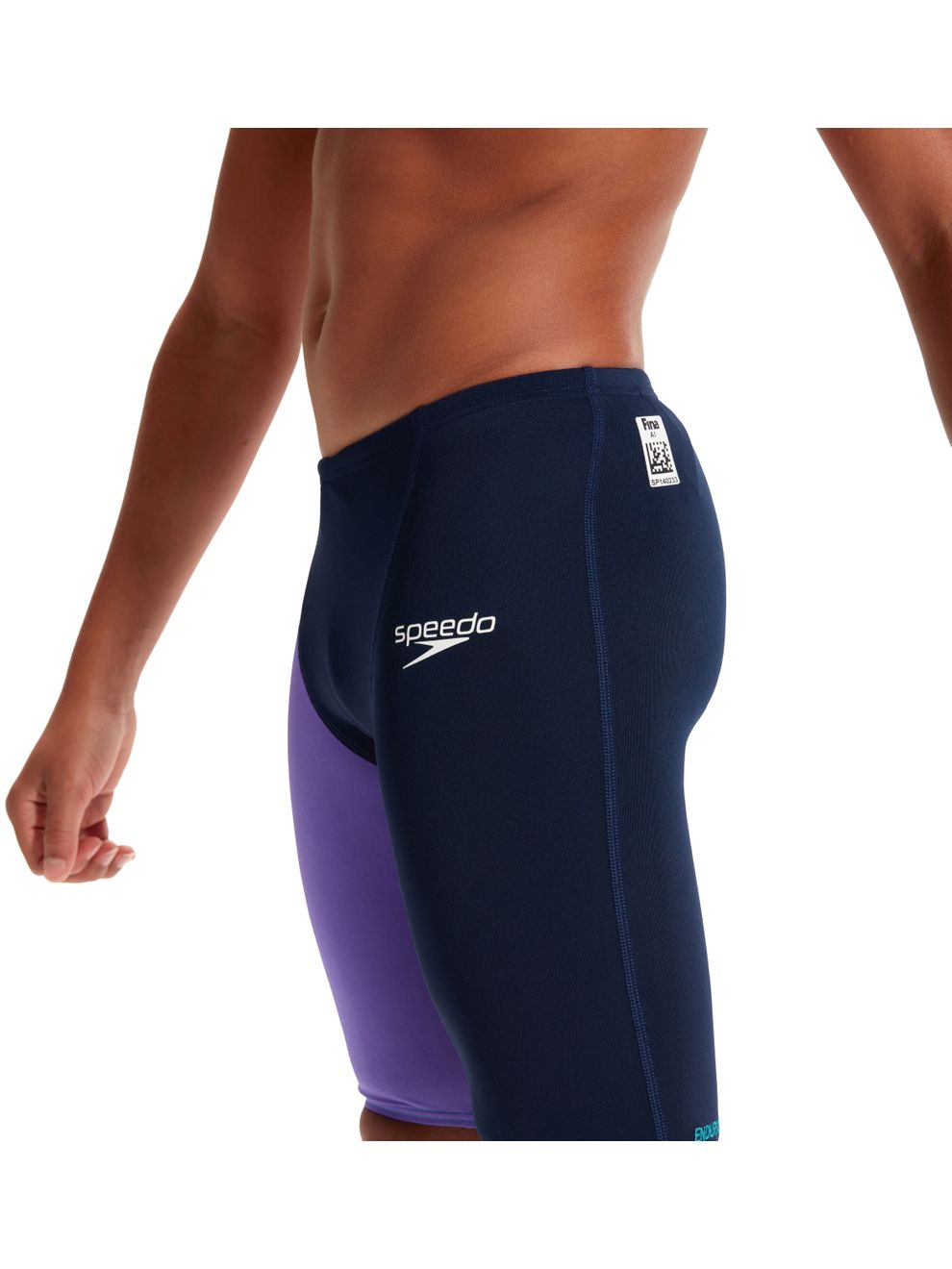 Speedo Fastskin Junior Endurance+ High Waisted Jammers - Navy/Aquarium ...