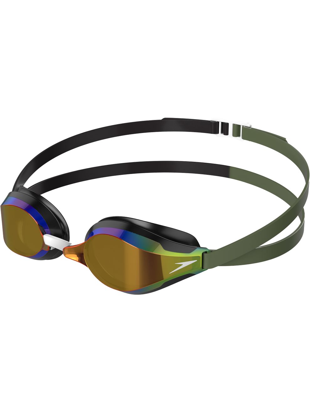 Speedo Fastskin Speedsocket 2.0 Goggles - Gold Mirror/Black/Green/Smoke