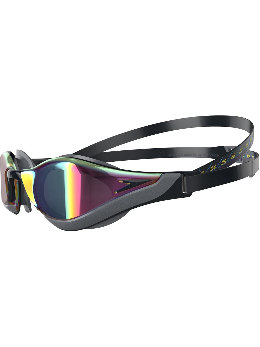 Speedo Fastskin Pure Focus Goggles - Ruby Mirror/Black/Cool Grey