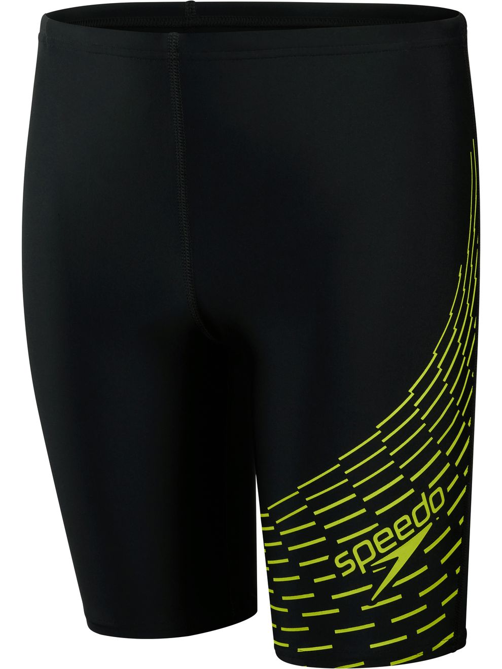 Speedo Jammers - Medley Logo Black/Atomic Lime