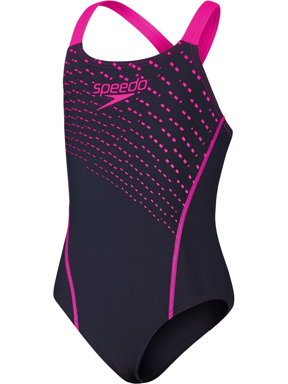 Speedo Medalist One Piece - Navy/Orchid