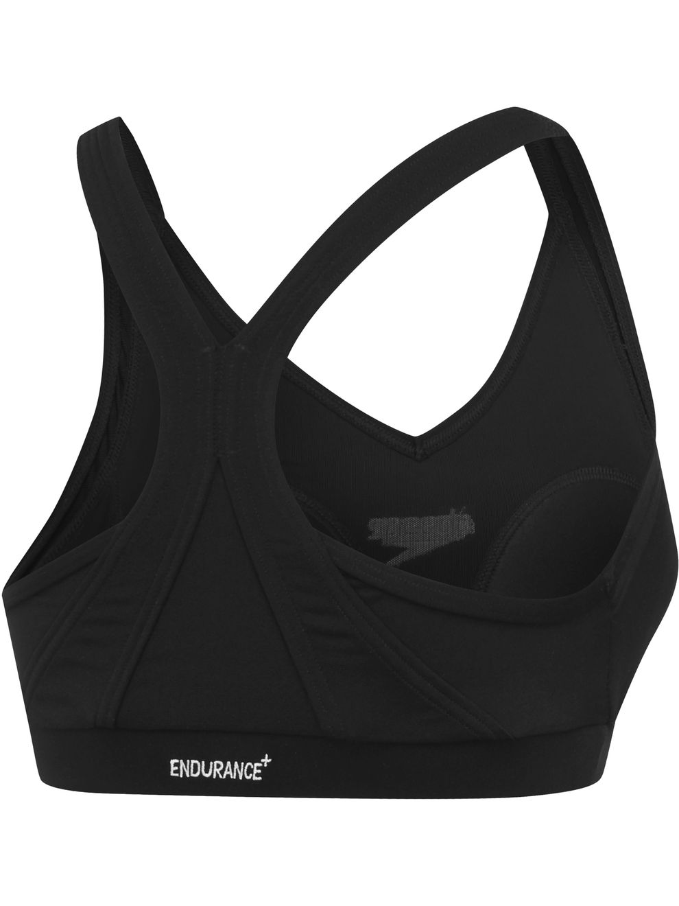 Speedo Cross Trainer Racerback Bikini Top - Black