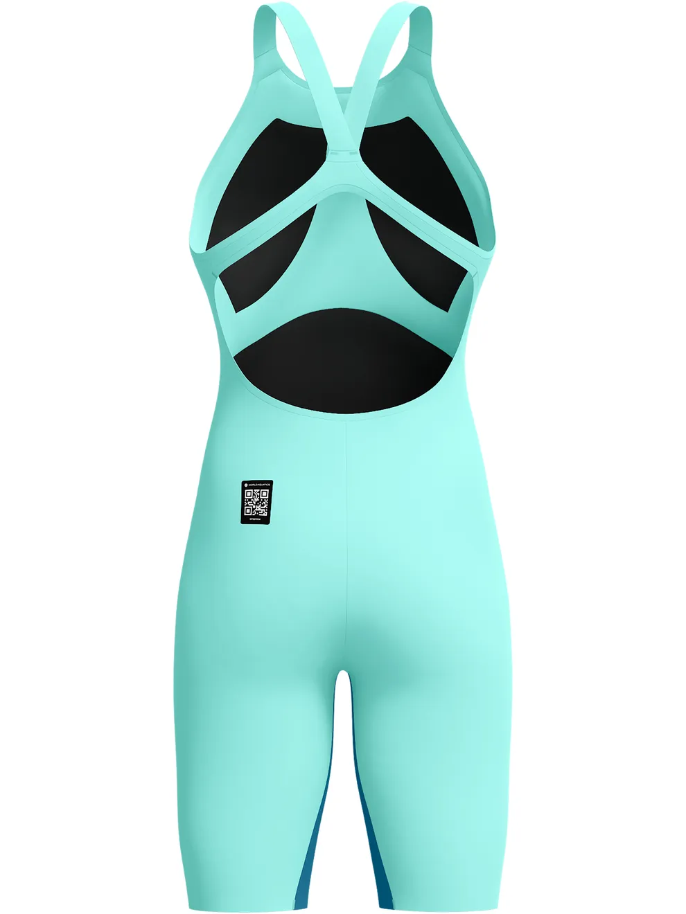 Speedo Fastskin LZR Pure Valor 2.0 Openback Kneeskin - Arctic Glass