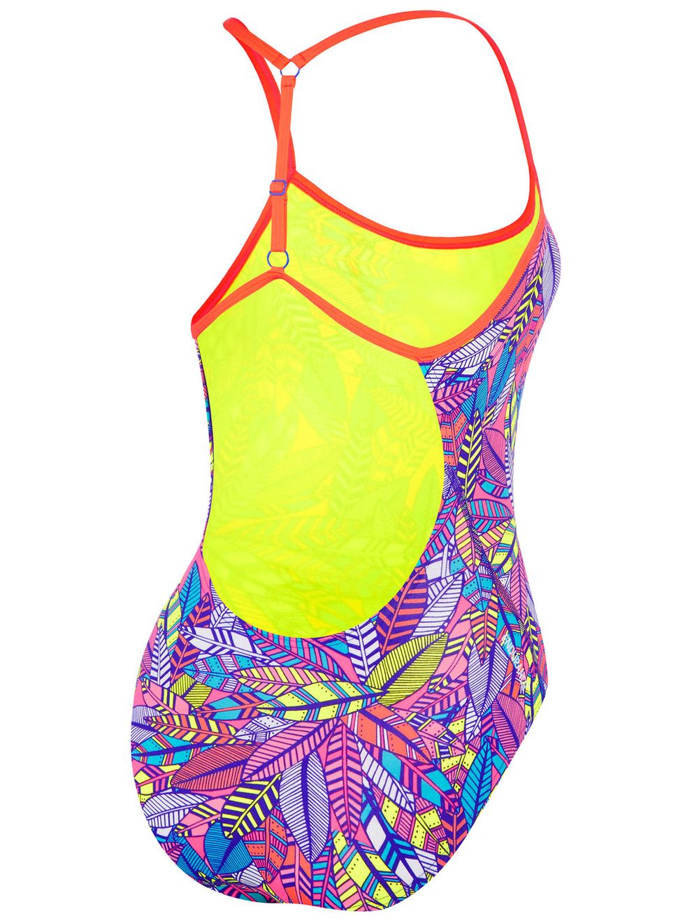 Speedo Tribal Feathers Womens One Piece Swimsuit