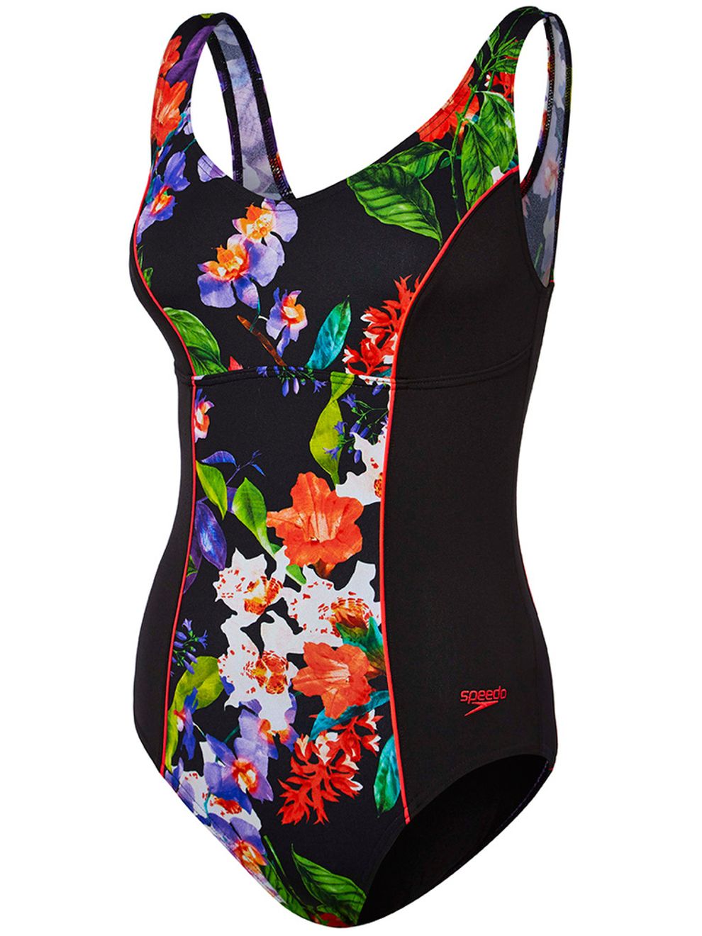 Speedo Contour Clipback Bedoiun Womens One Piece Swimsuit