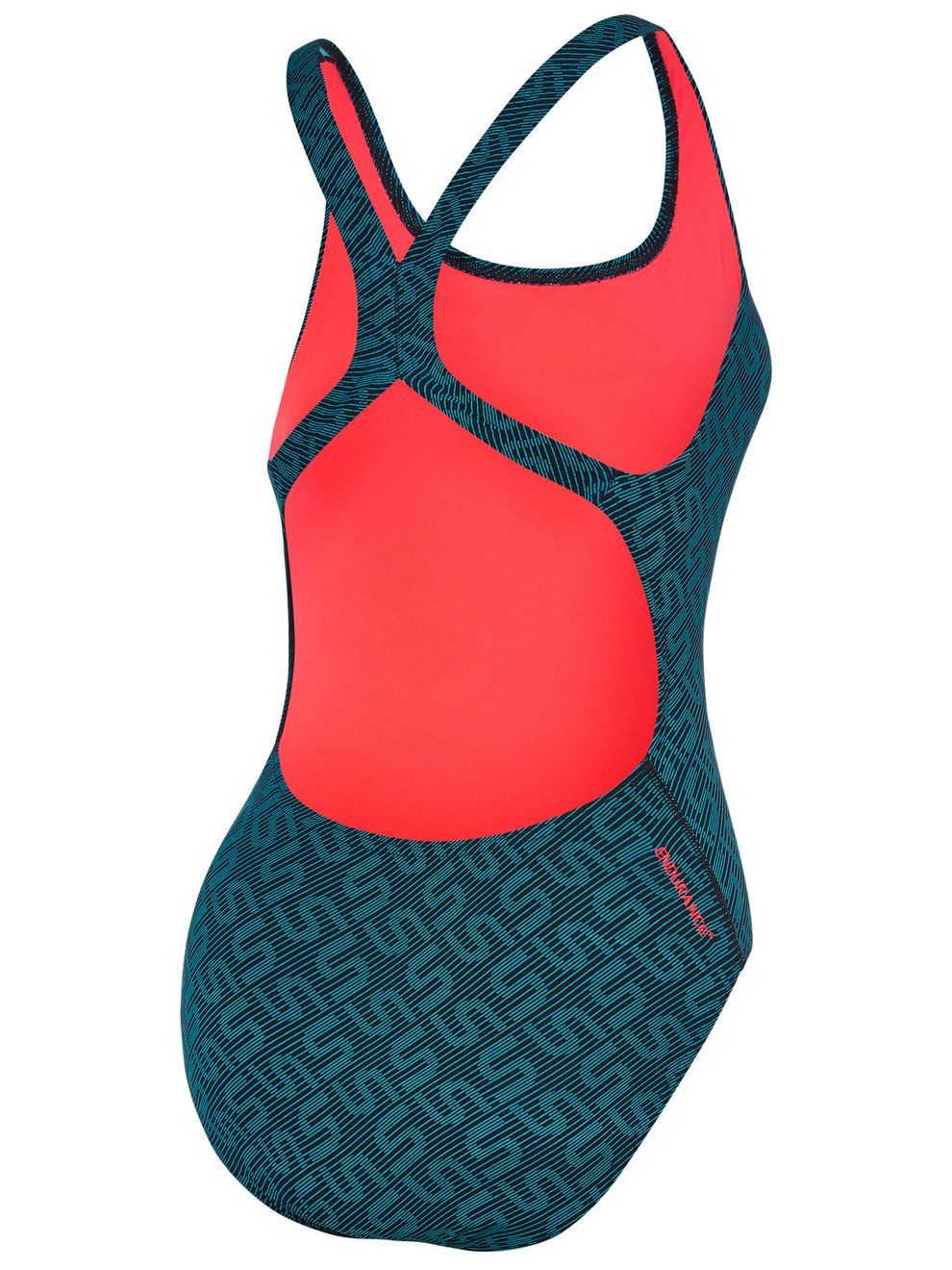 Speedo Monogram Deep Navy Womens One Piece Swimsuit