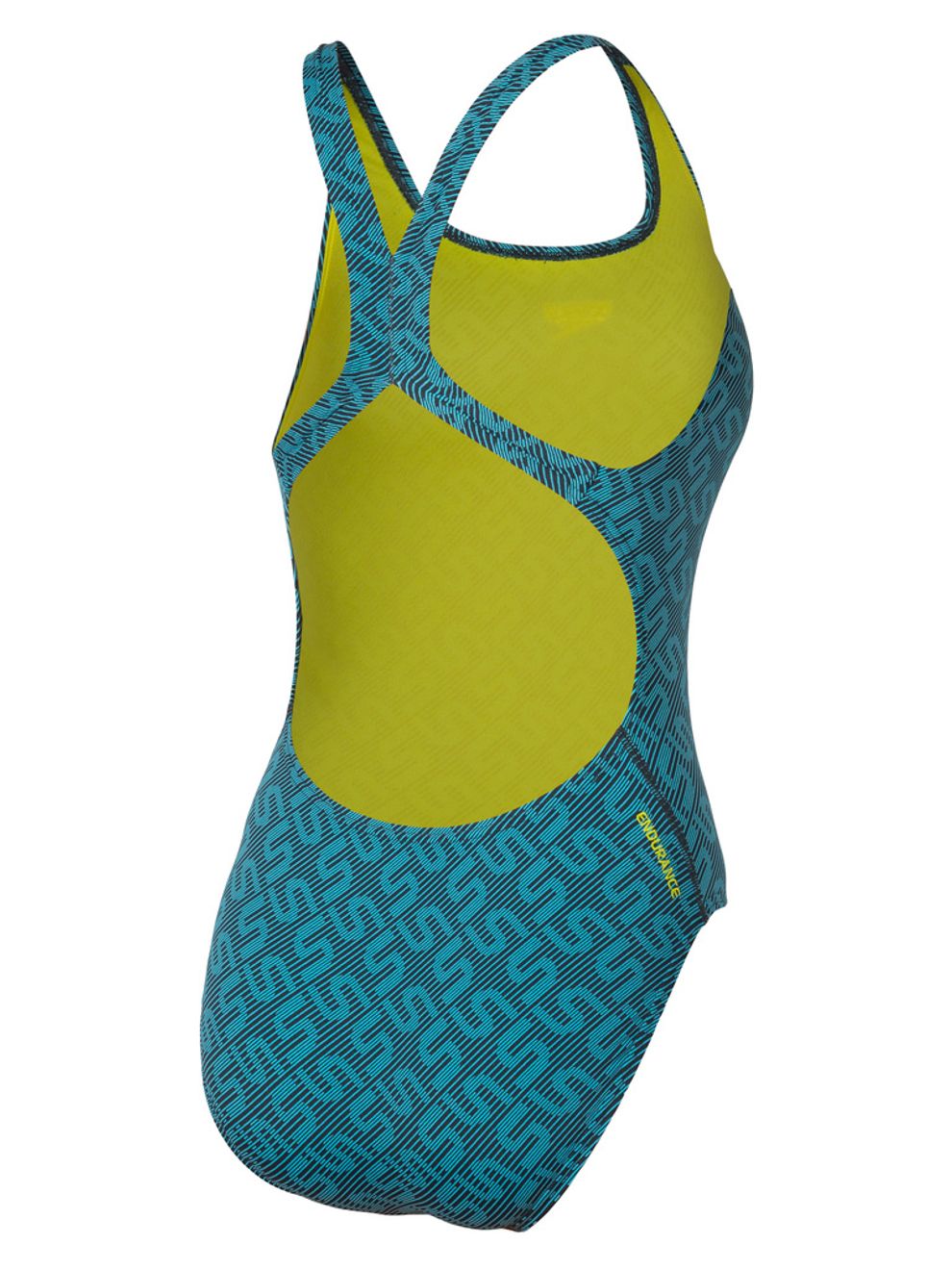 Speedo Monogram Turquoise One Piece Swimsuit
