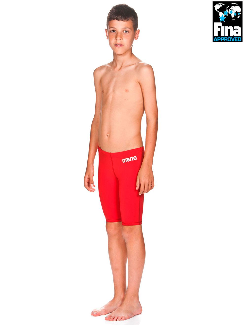 FINA APPROVED Arena Powerskin ST Junior Red Jammers