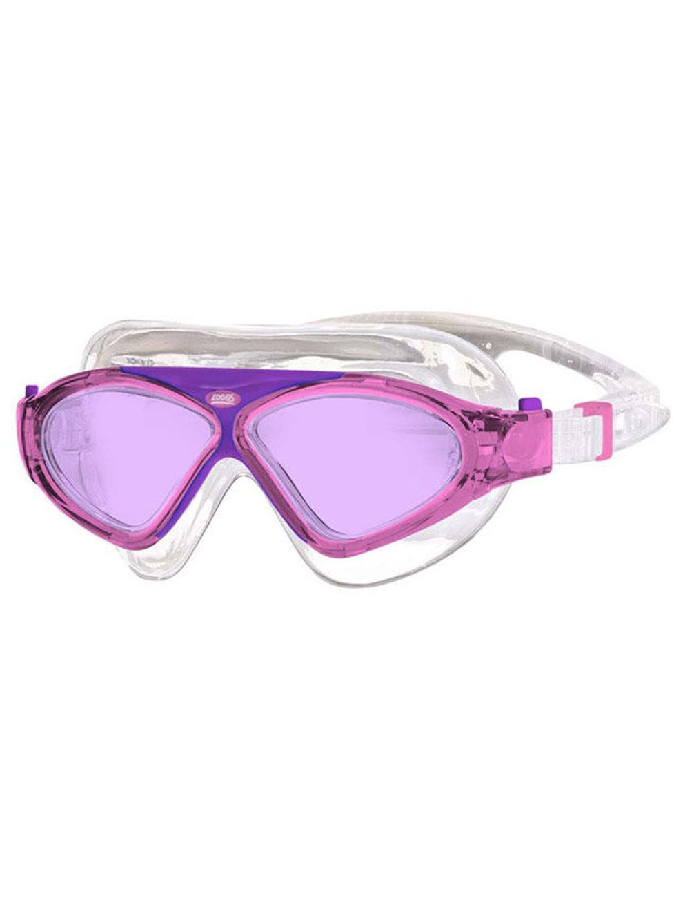 Zoggs Tri-Vision Pink and Purple Junior Mask