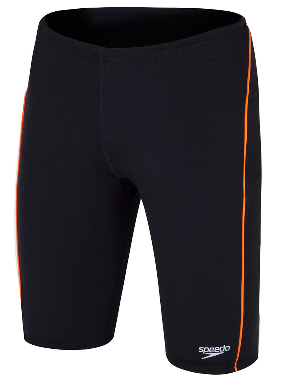 Speedo Endurance Black & Orange Logo Jammers