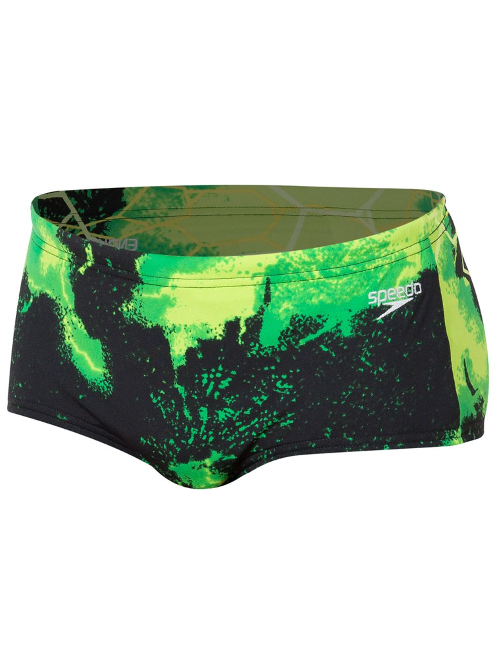 Speedo Satellite Green Boys Retro Trunks