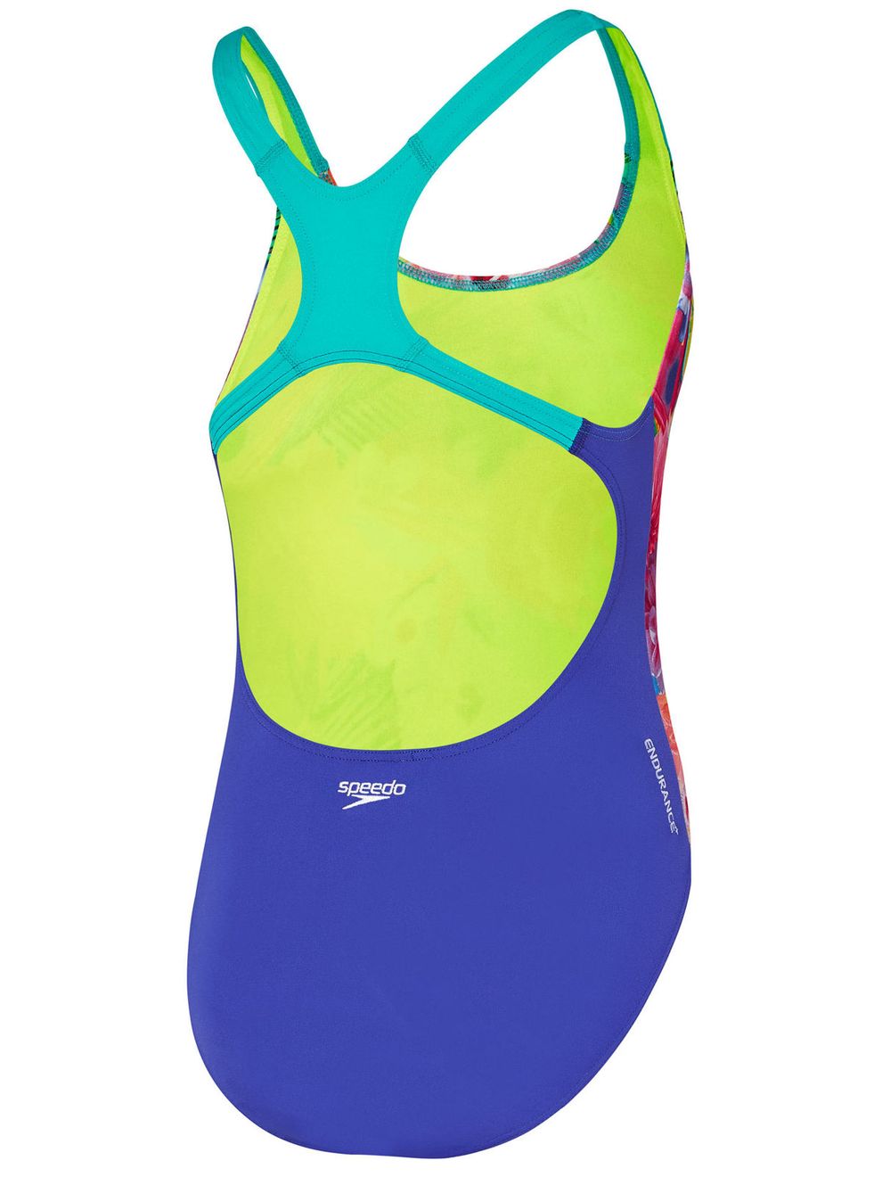 Speedo Ultraviolet Jungle Girls One Piece Swimsuit