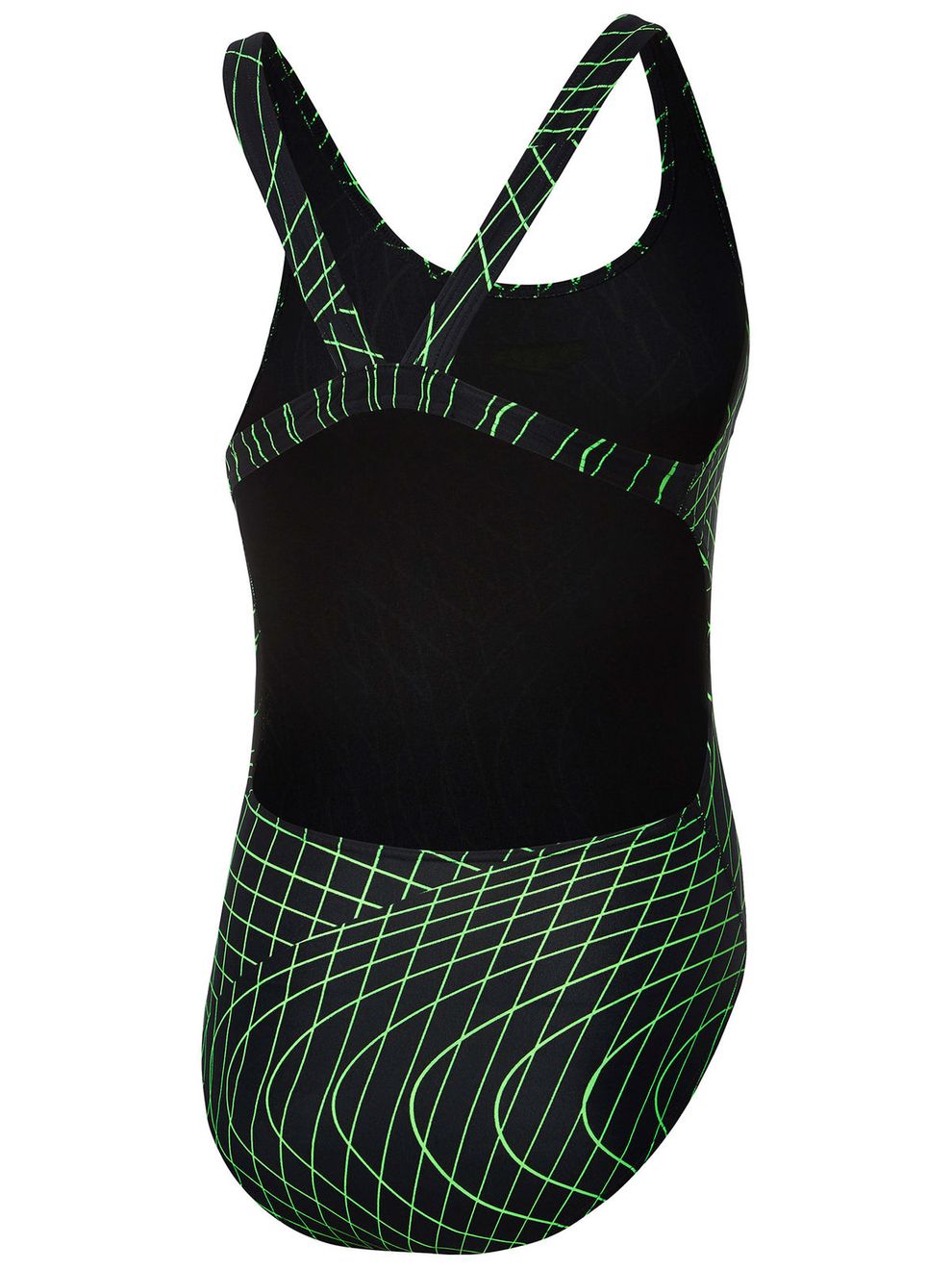 Speedo School Colours Green Girls One Piece Swimsuit