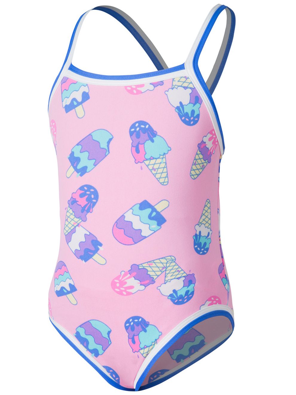 Speedo Ice Dream Toddler Girls Crossback Swimsuit