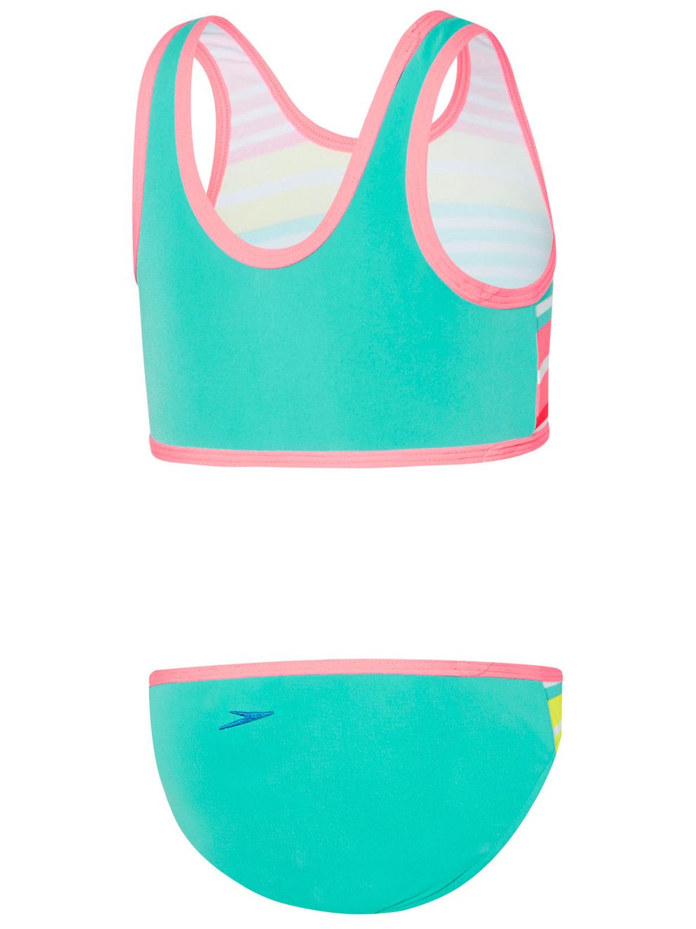 Speedo Summer Stripe Toddler Girls Sports Bikini