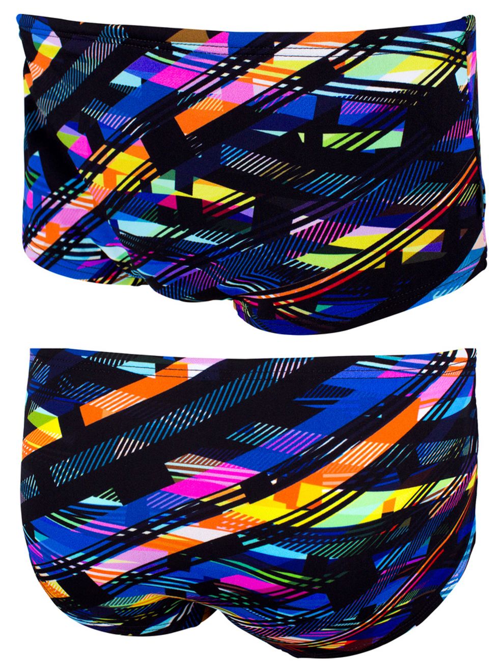 Rival Bauhaus Mens Retro Trunks