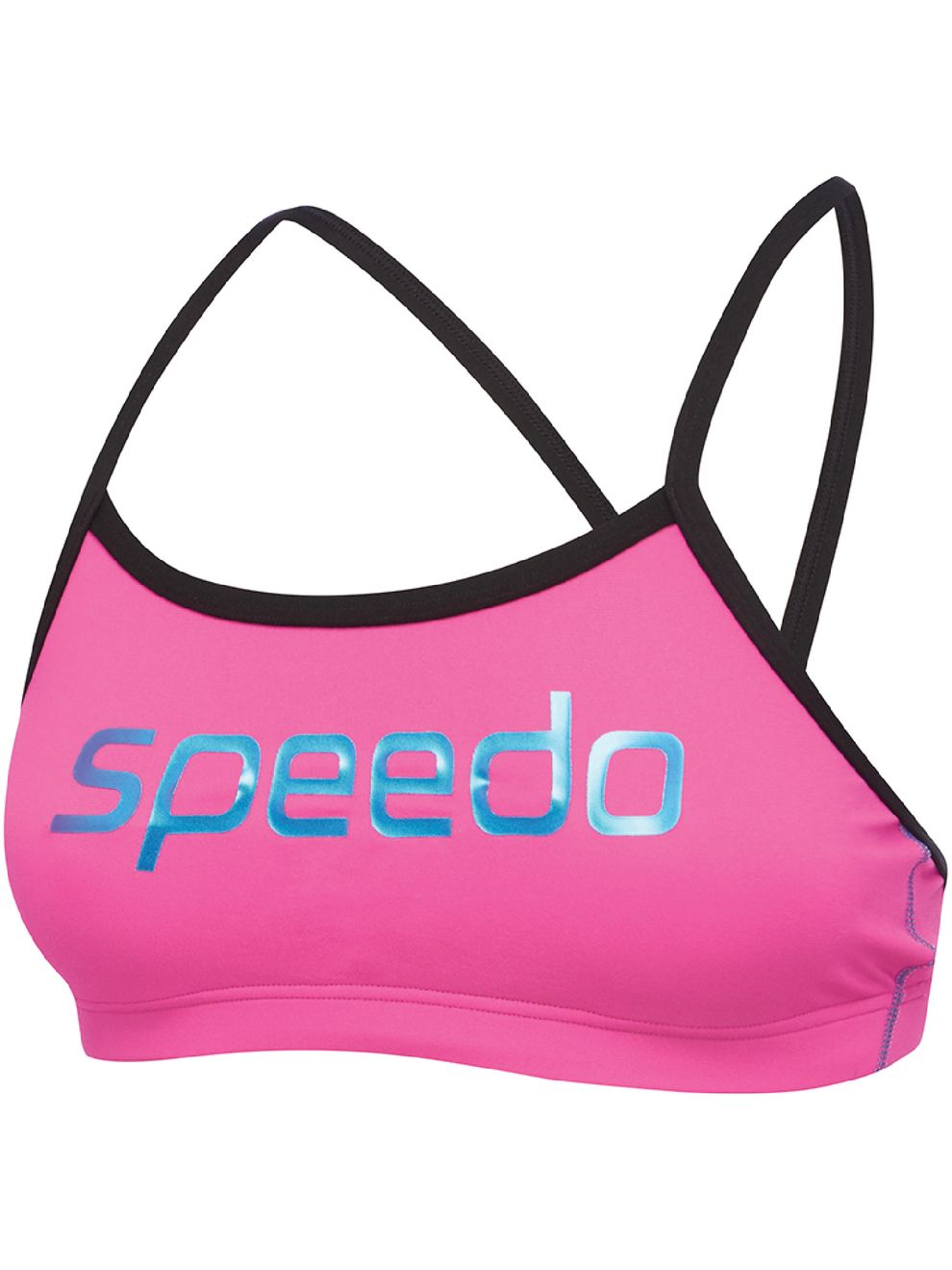 Speedo Crop Top - Neon Pink