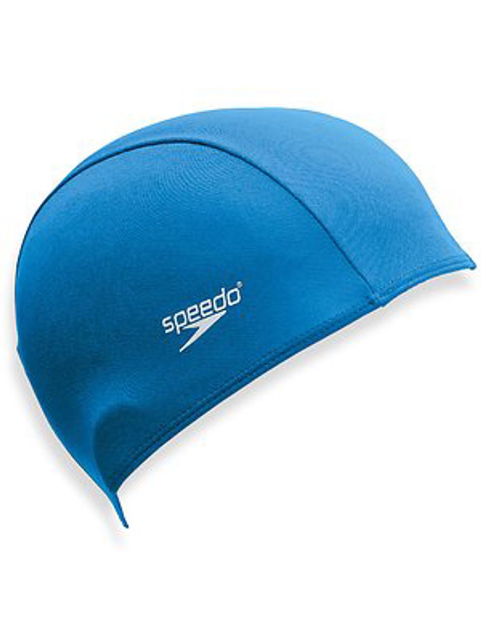 Speedo Junior Polyester Swim Cap - Blue