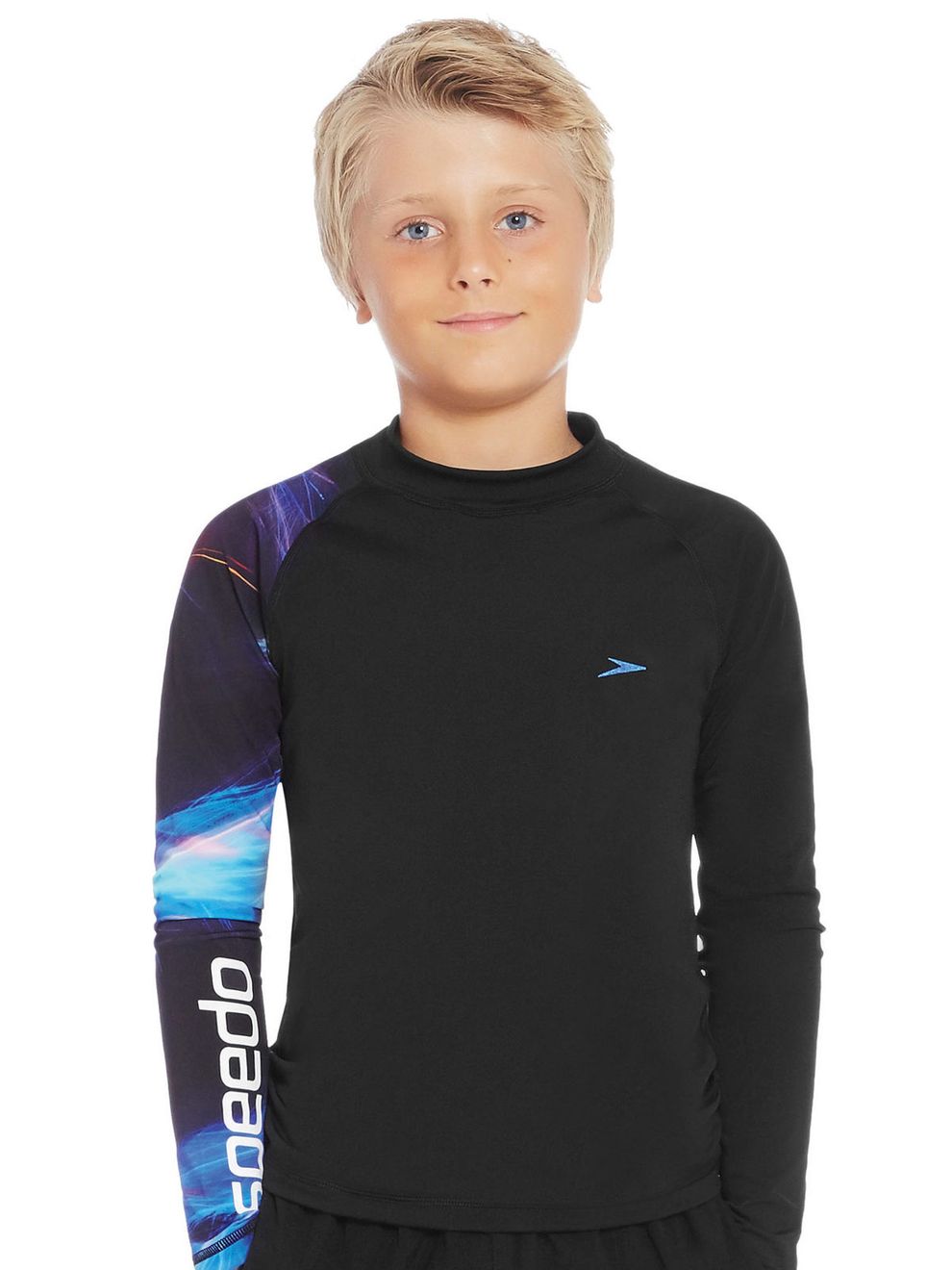 Speedo Dissect Long Sleeve Boys Sun Top