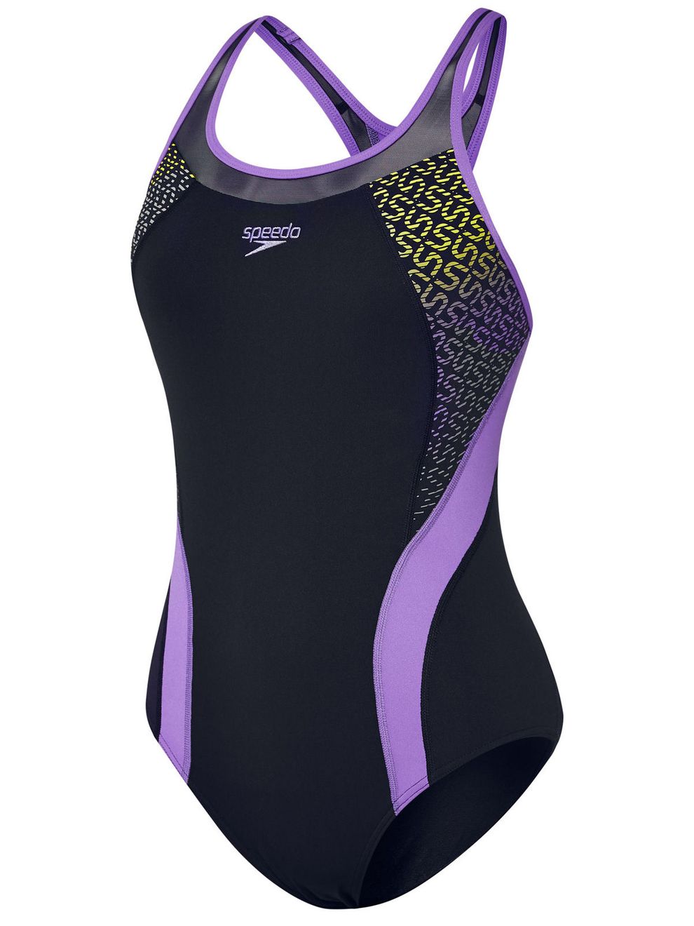 Speedo Pinnacle African Violet Womens One Piece Swimsuit